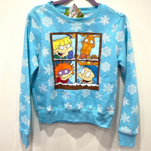 Nickelodeon | Sweaters | Nwt Nickelodeon Rugrats Tommy Angelica Chuckie ...